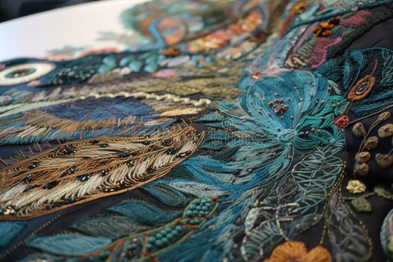 Large-scale Fabric Project with Intricate Details and Hand Stitches ... Large-scale Fabric Project with Intricate Details and Hand Stitches ...