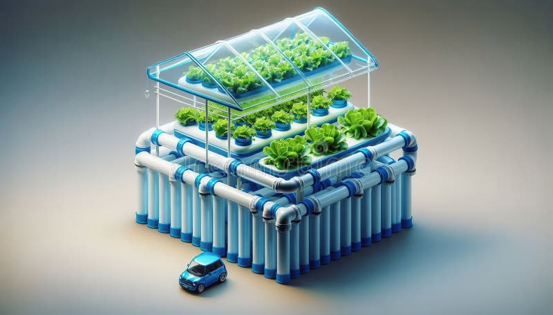 A Large-scale Hydroponic System Dwarfs a Miniature Car, Showcasing the ...