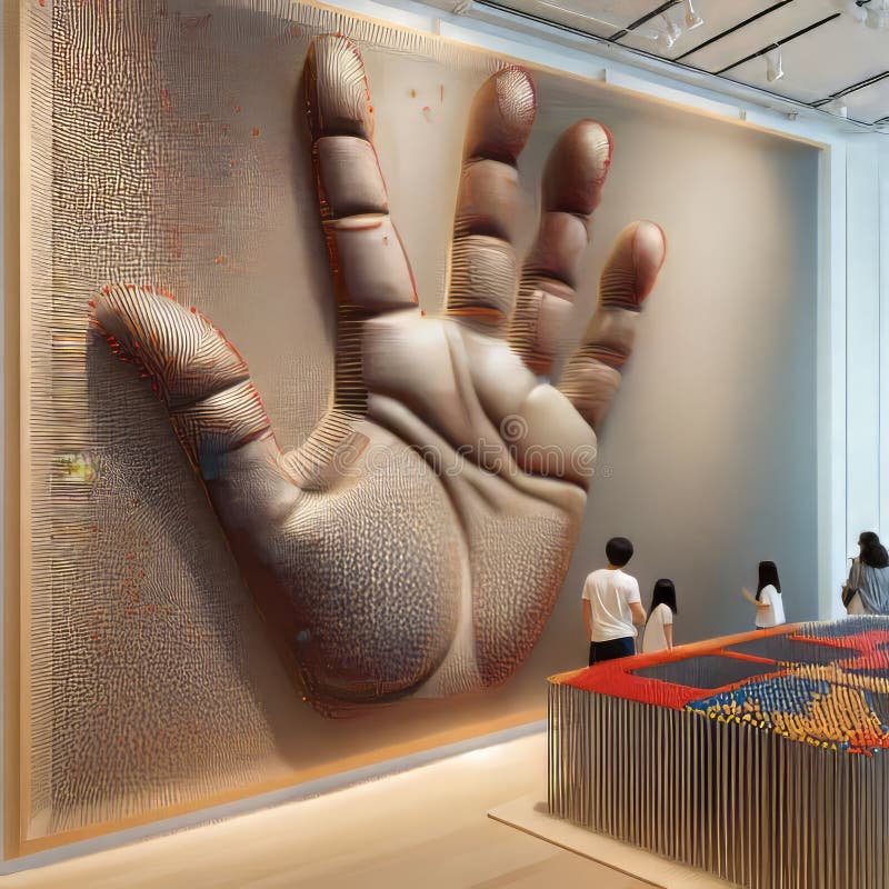 Large Scale Pin Art Walls Oversized Versions of the Classic Pin Stock Illustration ...