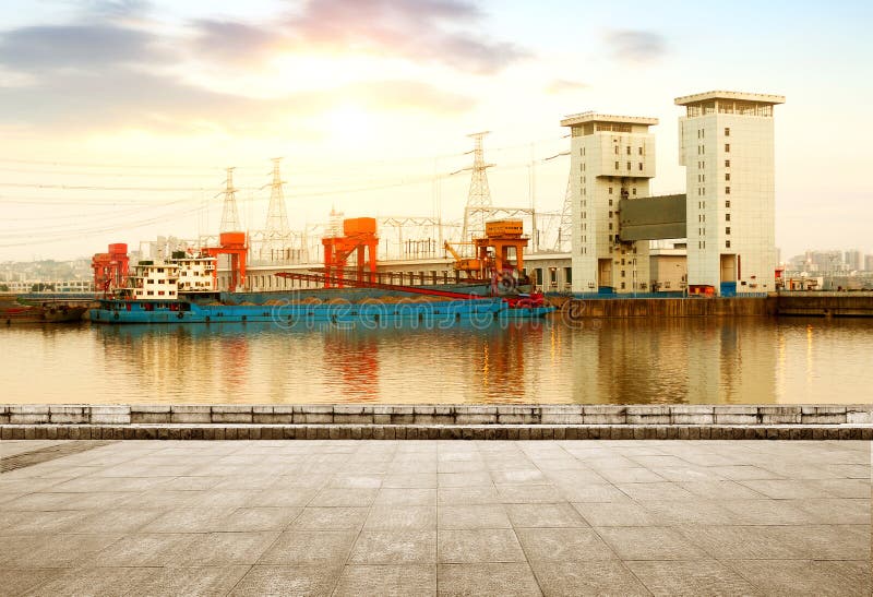 Large-scale Water Conservancy Projects: Gezhouba Stock Photo - Image of ...