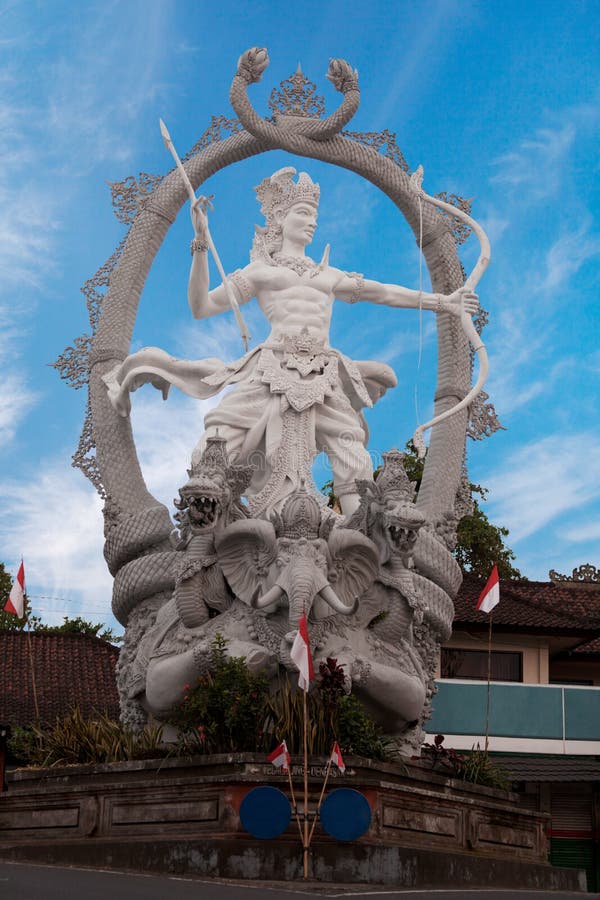 Large Sculpture in Ubud, Indonesia, Bali Stock Image - Image of style ...