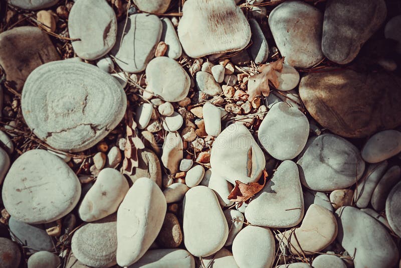 Large Sea Pebbles with Small Particles of Dirt on the Surface Stock ...