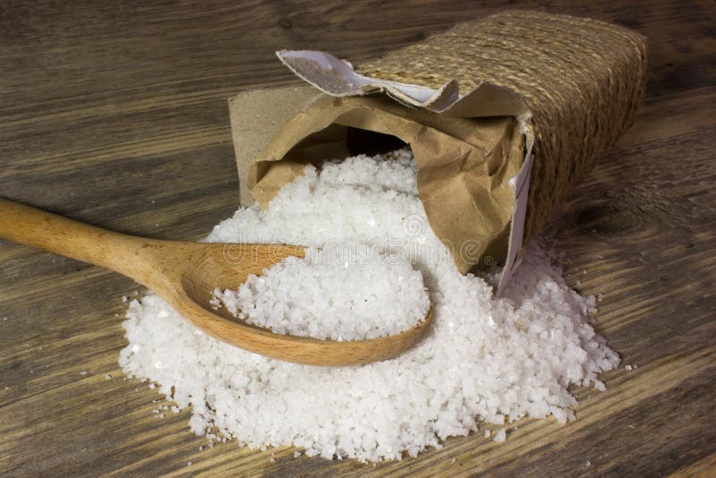 Large sea salt stock image. Image of food, salt, gourmet - 70894767