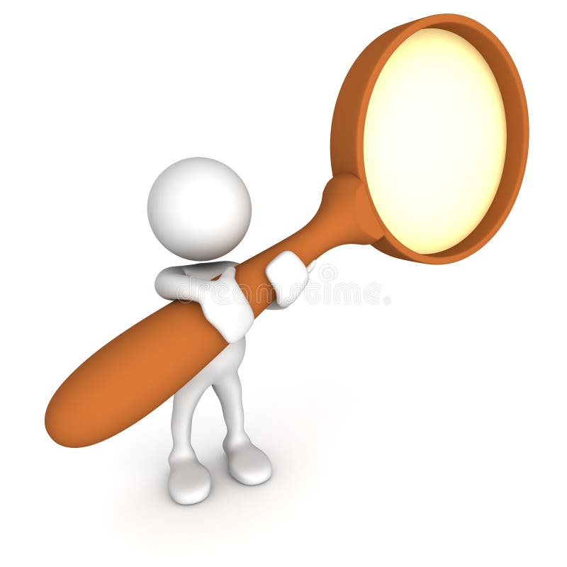 Large search stock illustration. Illustration of explore - 13590565