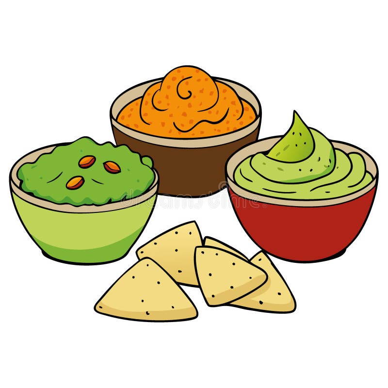 A Large Selection of Dips and Spreads Such As Hummus Guacamole and Spinach Dip Served with an ...
