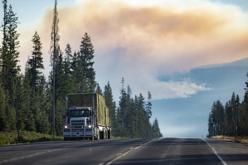 Semi Truck Wildfire Stock Photos - Free & Royalty-Free Stock Photos ...