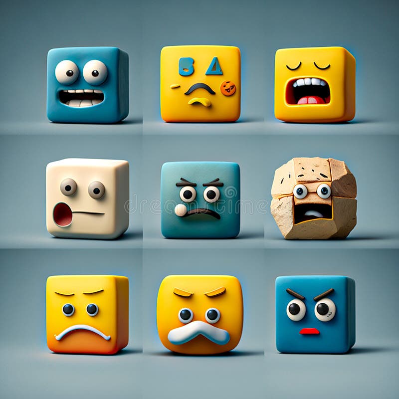 A Large Set of Emojis of Different Shapes. Express Different Emotions ... A Large Set of Emojis of Different Shapes. Express Different Emotions ...