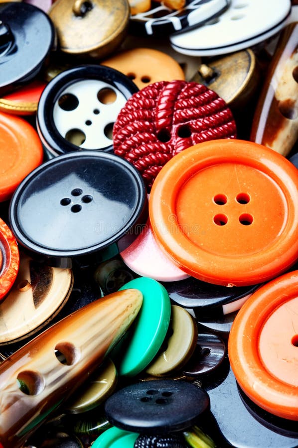 Assorted bright buttons stock image. Image of colorful - 113909305