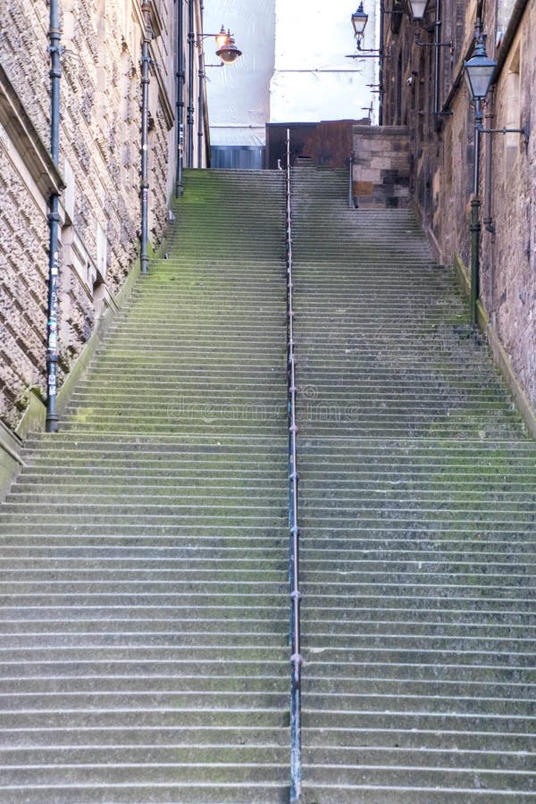 Large Set Stairs stock photo. Image of space, edinburgh - 194748642