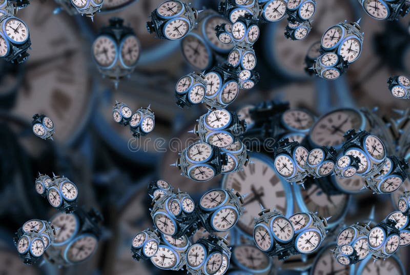 Large Set of Vintage Clock Faces. Texture of Time, Elegant Collection ...