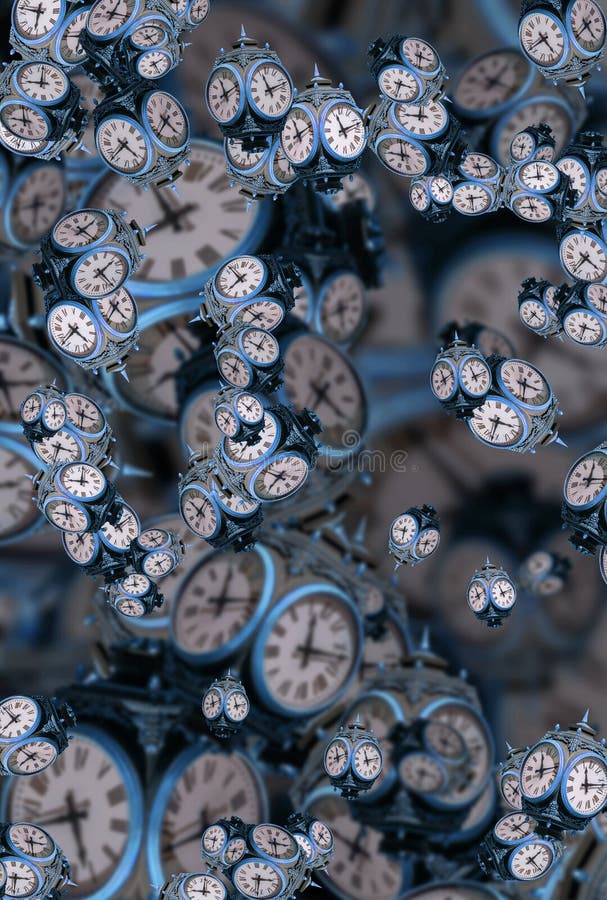 Large Set of Vintage Clock Faces. Texture of Time, Elegant Collection ...