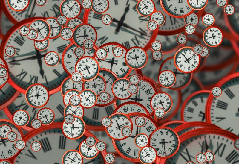 Large Set of Vintage Clock Faces. Texture of Time, Elegant Collection ...