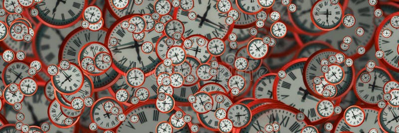 Large Set of Vintage Clock Faces. Texture of Time, Elegant Collection ...