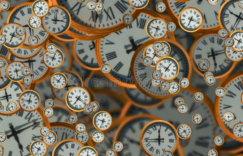 Large Set of Vintage Clock Faces. Texture of Time, Elegant Collection ...