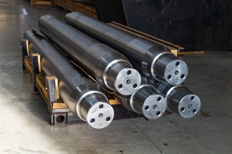 A Large Round Piece is Mounted on the Machine and is Ready for ...