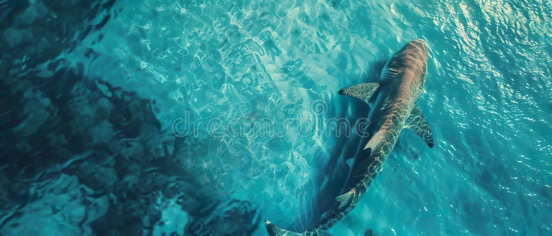 Large shark stock photo. Image of natural, fishes, color - 360763366
