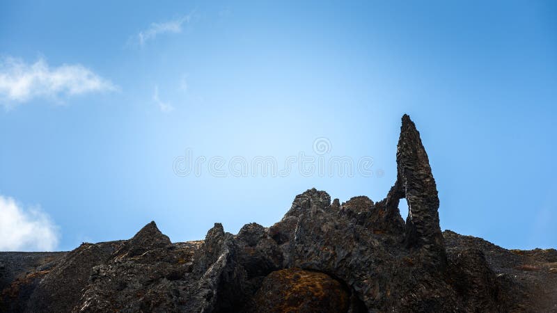 Large sharp rocks stock image. Image of peak, ridge, hiking - 79235069