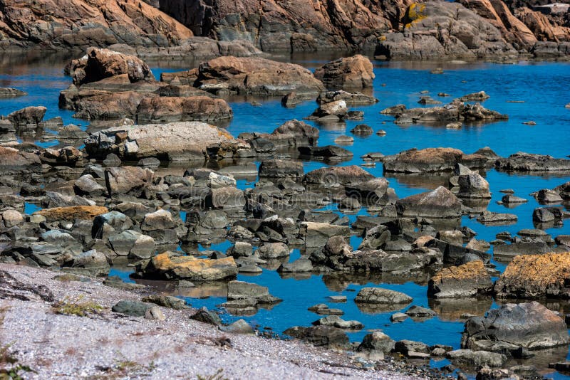 Large Sharp Rocks in the Forest. Ruins at the Site of an Ancient Castle ...