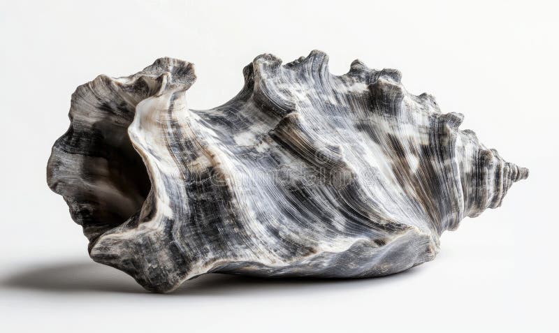 A Large Shell with a Hole in the Middle Stock Photo - Image of ...