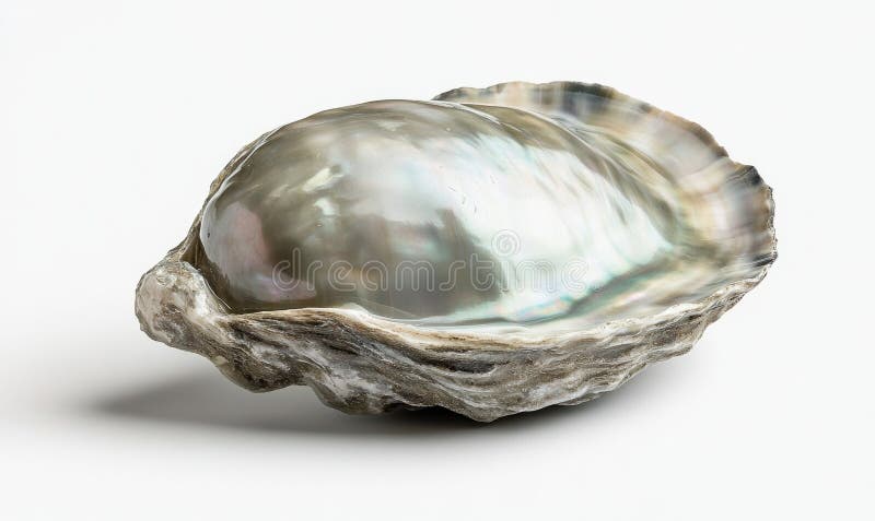 A Large Shell with a Pearl Inside Stock Image - Image of nature, shell ...