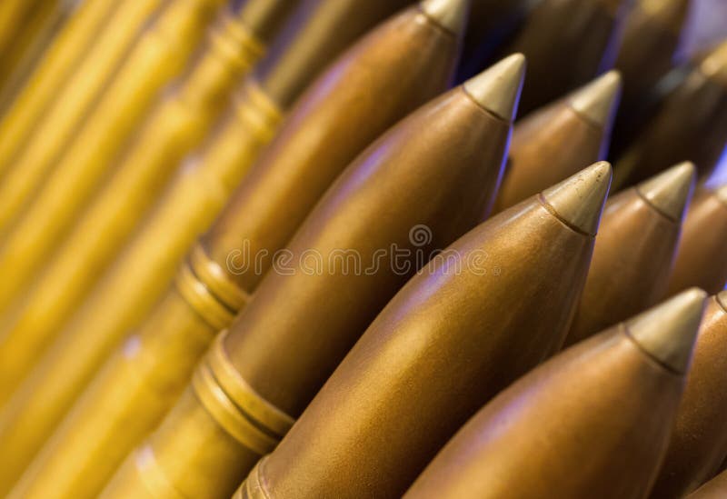 Large Shells, Used for Naval Battles Stock Image - Image of bomb ...