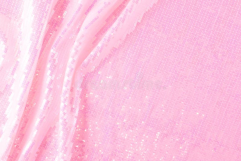 Large Shiny Glossy Pink Sequins Background Stock Image - Image of flop ...