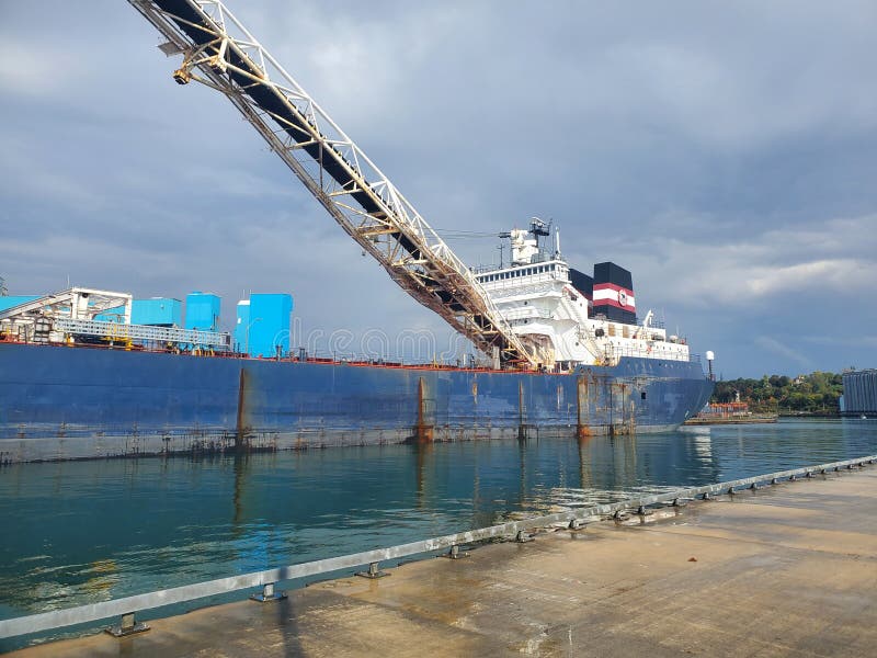 Historic Freight Ships in Goderich, Ontario Editorial Stock Photo ...