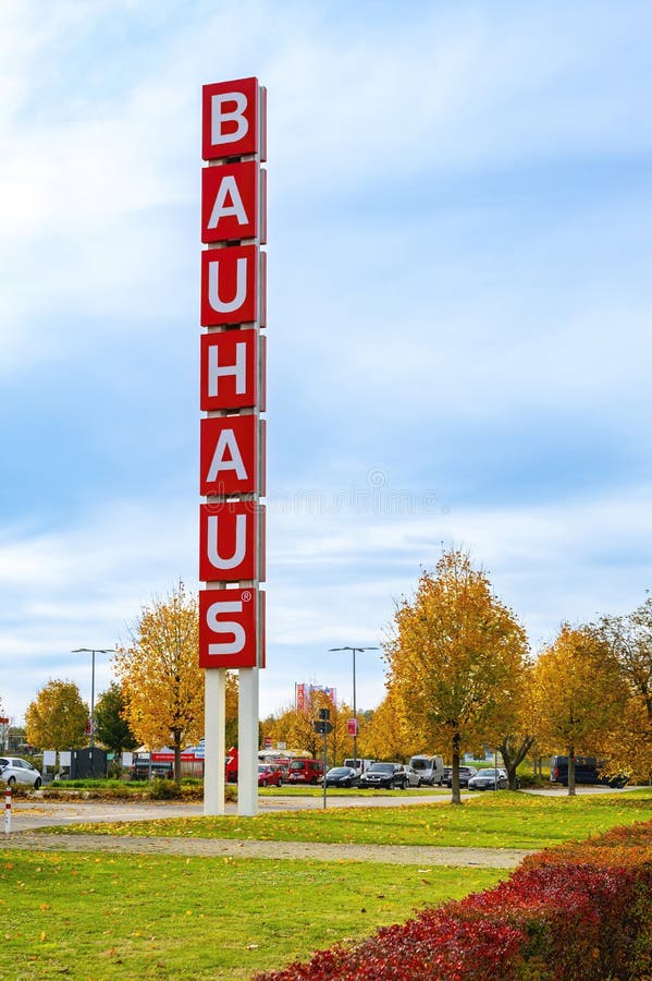 Large Sign Hardware Store Germany Front Blue Sky Stock Photos - Free ...