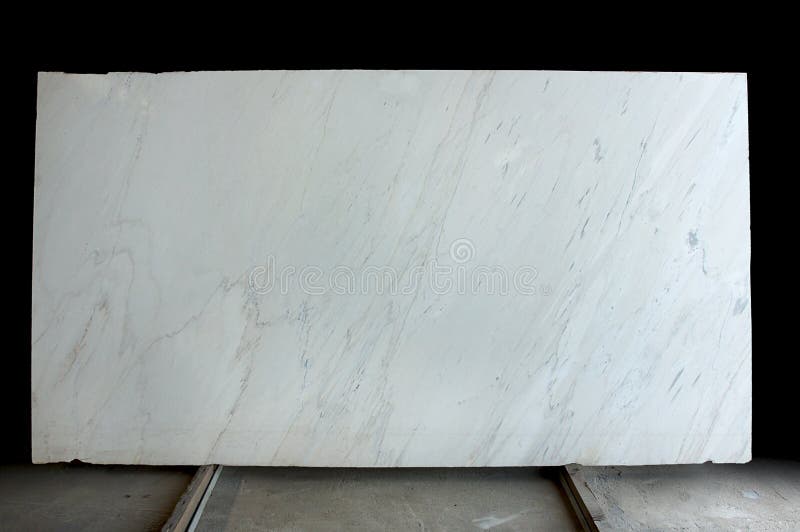 Large Slab Natural Stone White Marble with Longitudinal Stripes Called ...