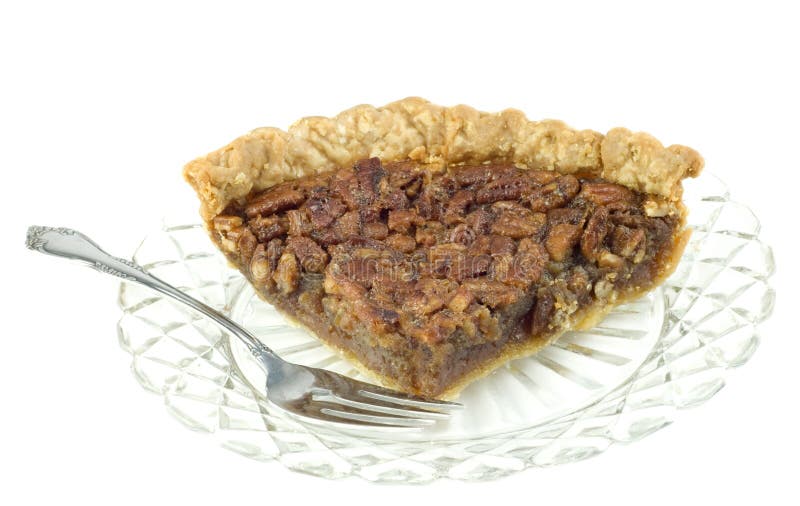 Large Slice of Pecan Pie stock photo. Image of flaky - 11151176