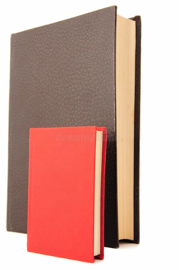 Large and small book stock image. Image of retail, school - 16690363