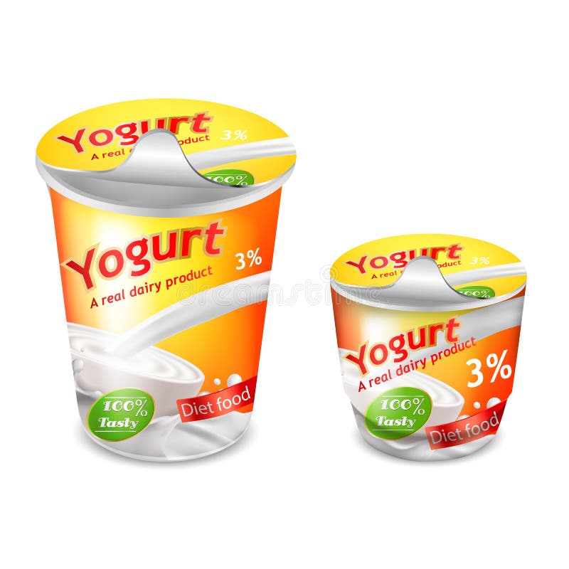 Yogurt Cup Design Stock Illustrations – 4,380 Yogurt Cup Design Stock ...