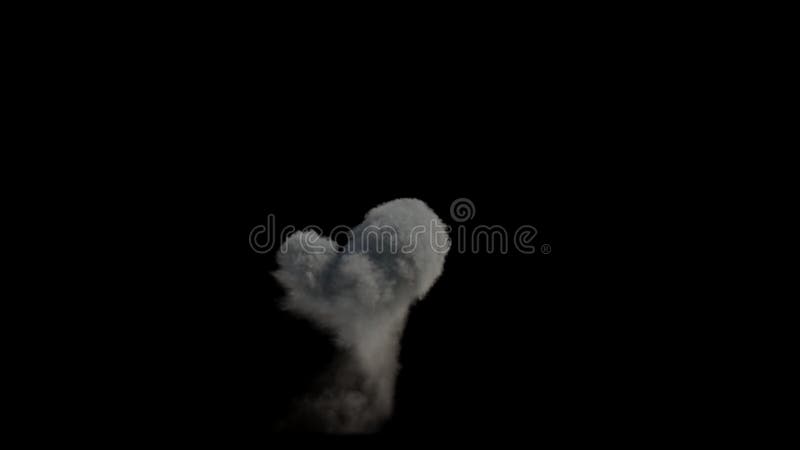 Large Smoke Explosion Isolated with Alpha Channel 4K Version 30 Stock ...