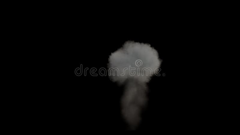 Large Smoke Explosion Isolated with Alpha Channel 4K Version 18 Stock ...