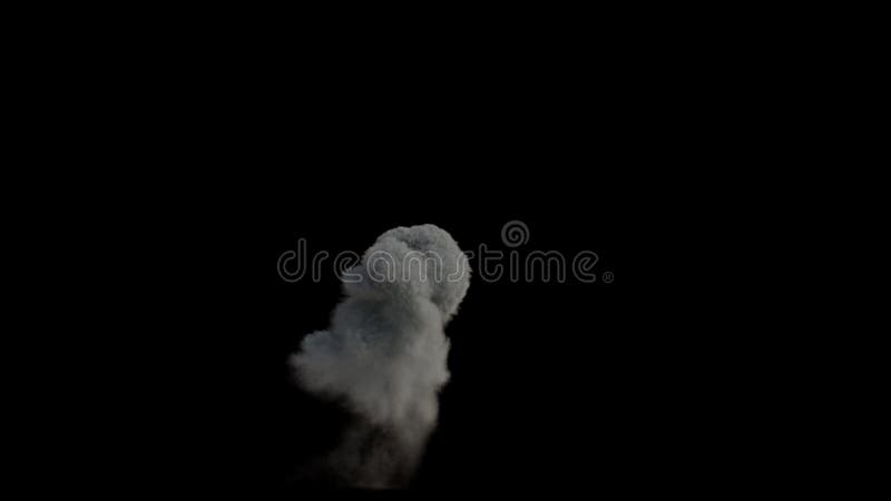 Large Smoke Explosion Isolated with Alpha Channel 4K Version 30 Stock ...
