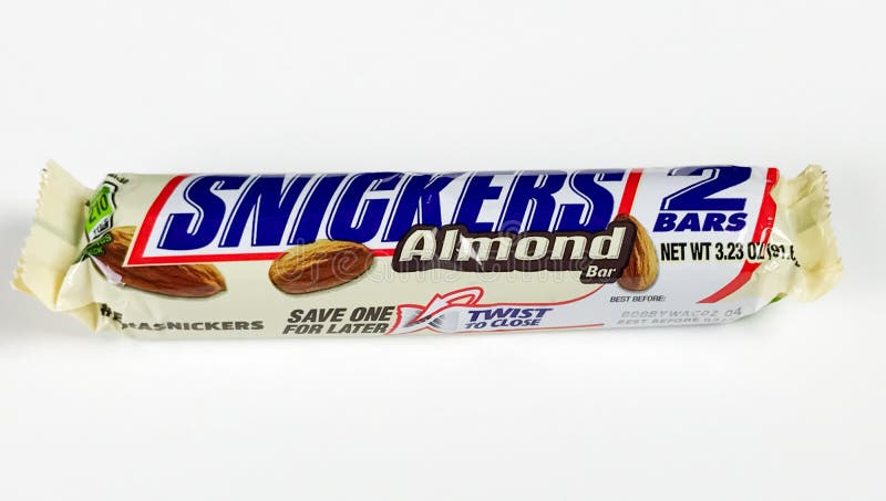 2 Varieties of Snickers Candy Bars Editorial Stock Image - Image of ...