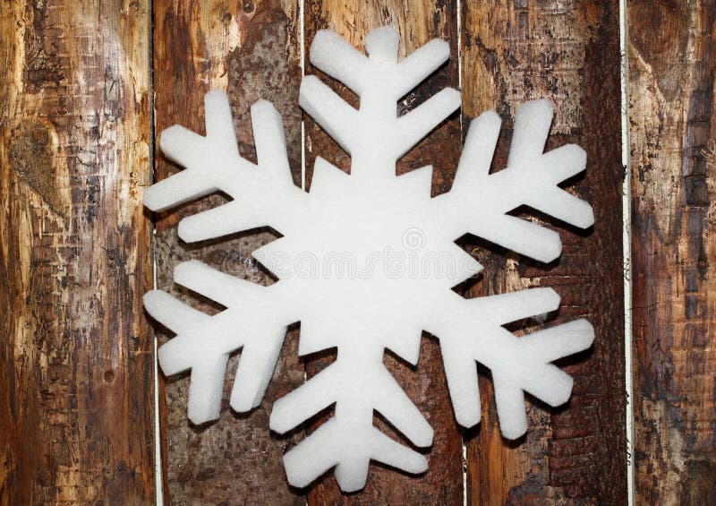 Large snowflake on snow stock image. Image of large, flake - 18962987