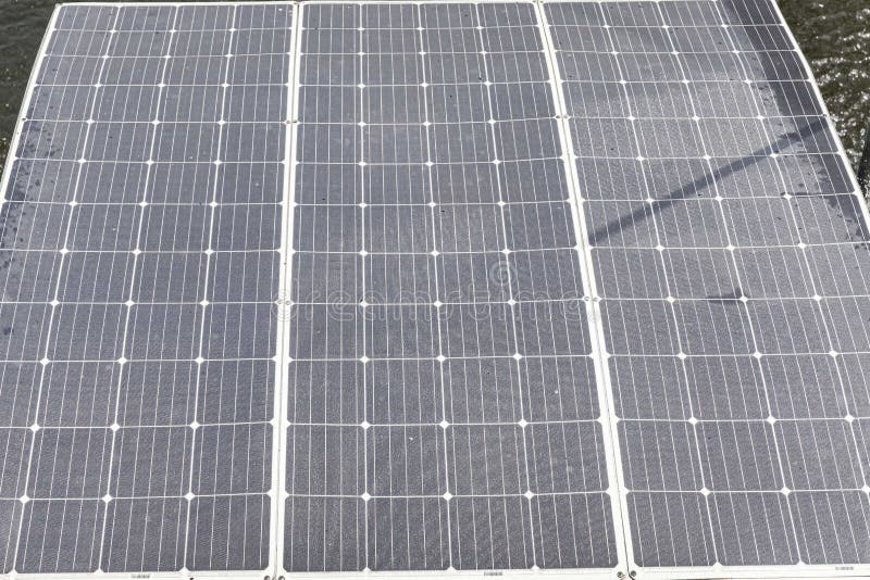 Solar Panel Panels Pattern and Background Stock Photo - Image of modern ...