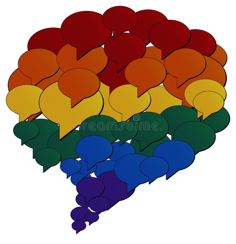 Large speech bubble stock image. Image of freedom, colors - 29333905