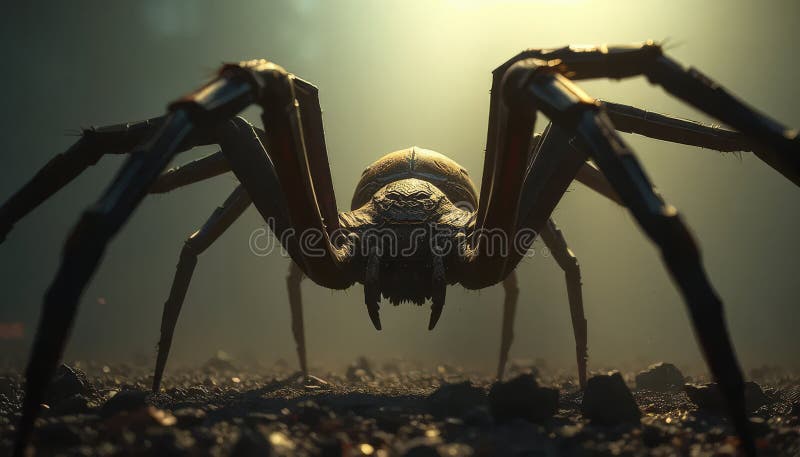 Spider Web Its Legs Spread Out Stock Photos - Free & Royalty-Free Stock ...