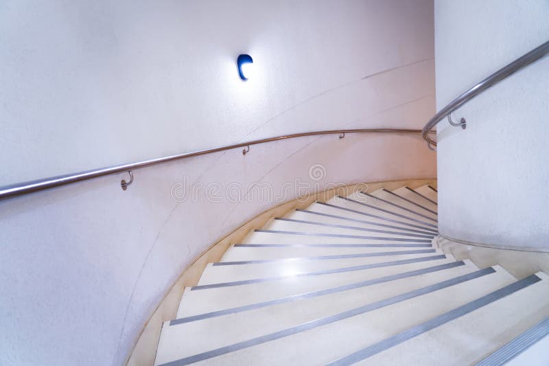 Large Spiral Staircase, Staircase Up and Down, Marble Staircase in a ...