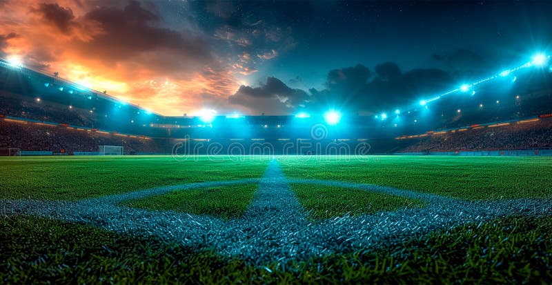 Large Sport Football Stadium, Large Stadium Bowl - AI Generated Image ...