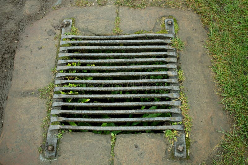 Large square metal grid stock photo. Image of street - 237651102