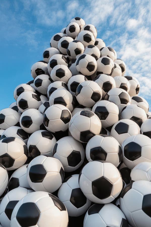 Soccer Balls Pyramid Stock Photos - Free & Royalty-Free Stock Photos ...