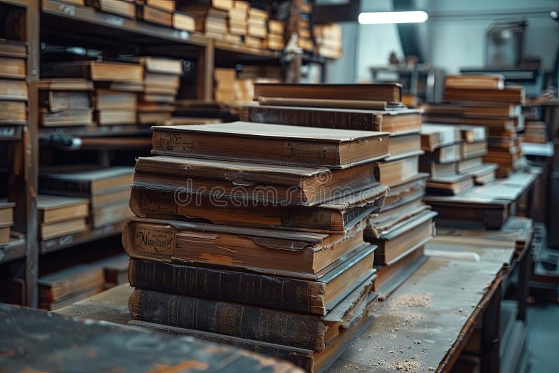 A large stack of old books stock photo. Image of hardcover - 321213540