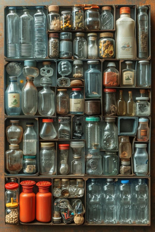 A Large Stack of Old Plastic Bottles for Recycling Stock Photo - Image ...
