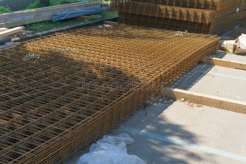 Rusty Rebar Mesh Sheets Stock Photos - Free & Royalty-Free Stock Photos ...