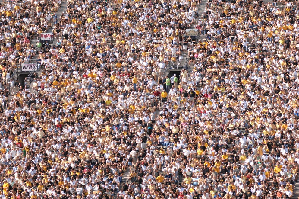 Large Stadium Crowd editorial stock photo. Image of seats - 28828758