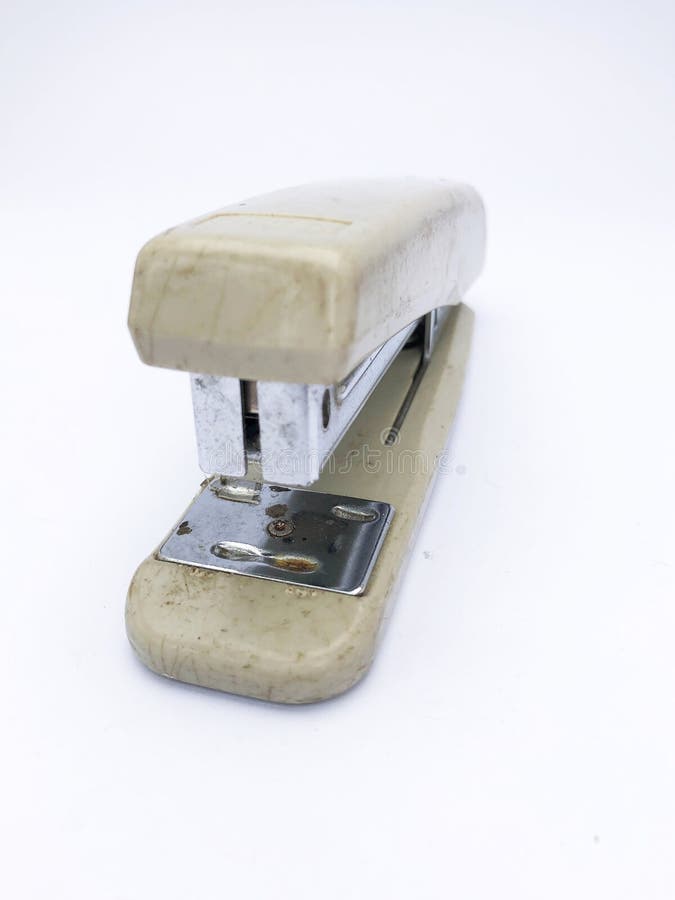 Closeup Large Staples Used Isolated on White Background Stock Photo ...