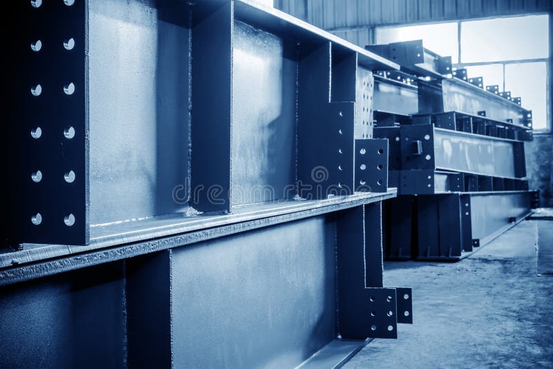 Large Steel Factory Warehouse Stock Image - Image of manufacturing ...